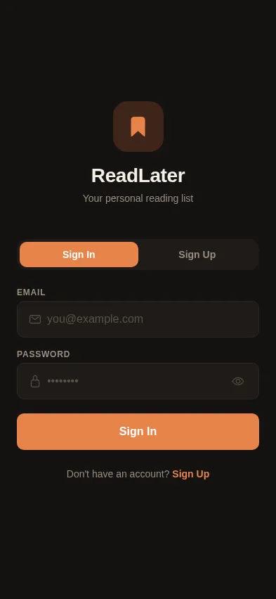 ReadLater Mobile