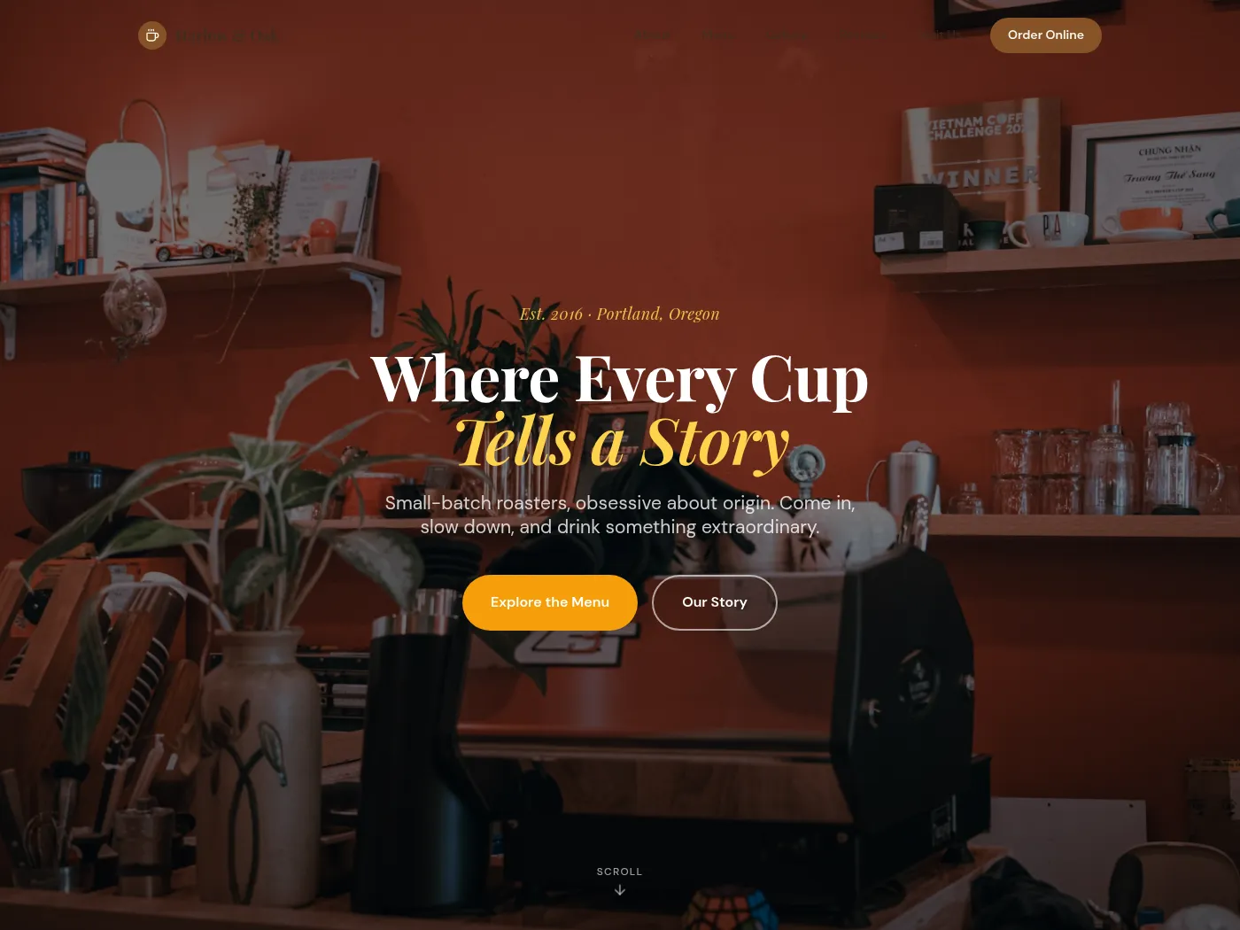 Realistic Business Website