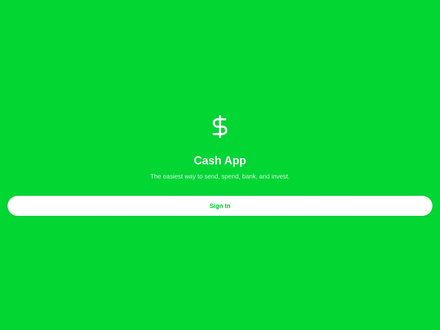 Realistic Cash App Clone