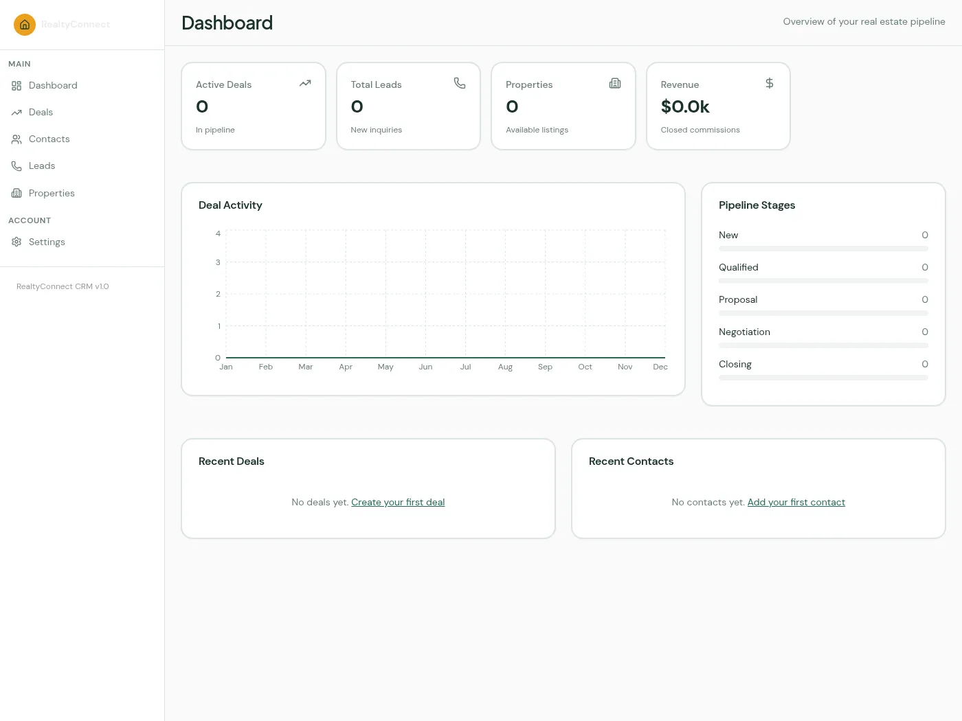 RealtyConnect CRM
