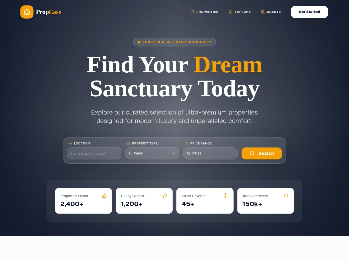 PropEase Real Estate Hub