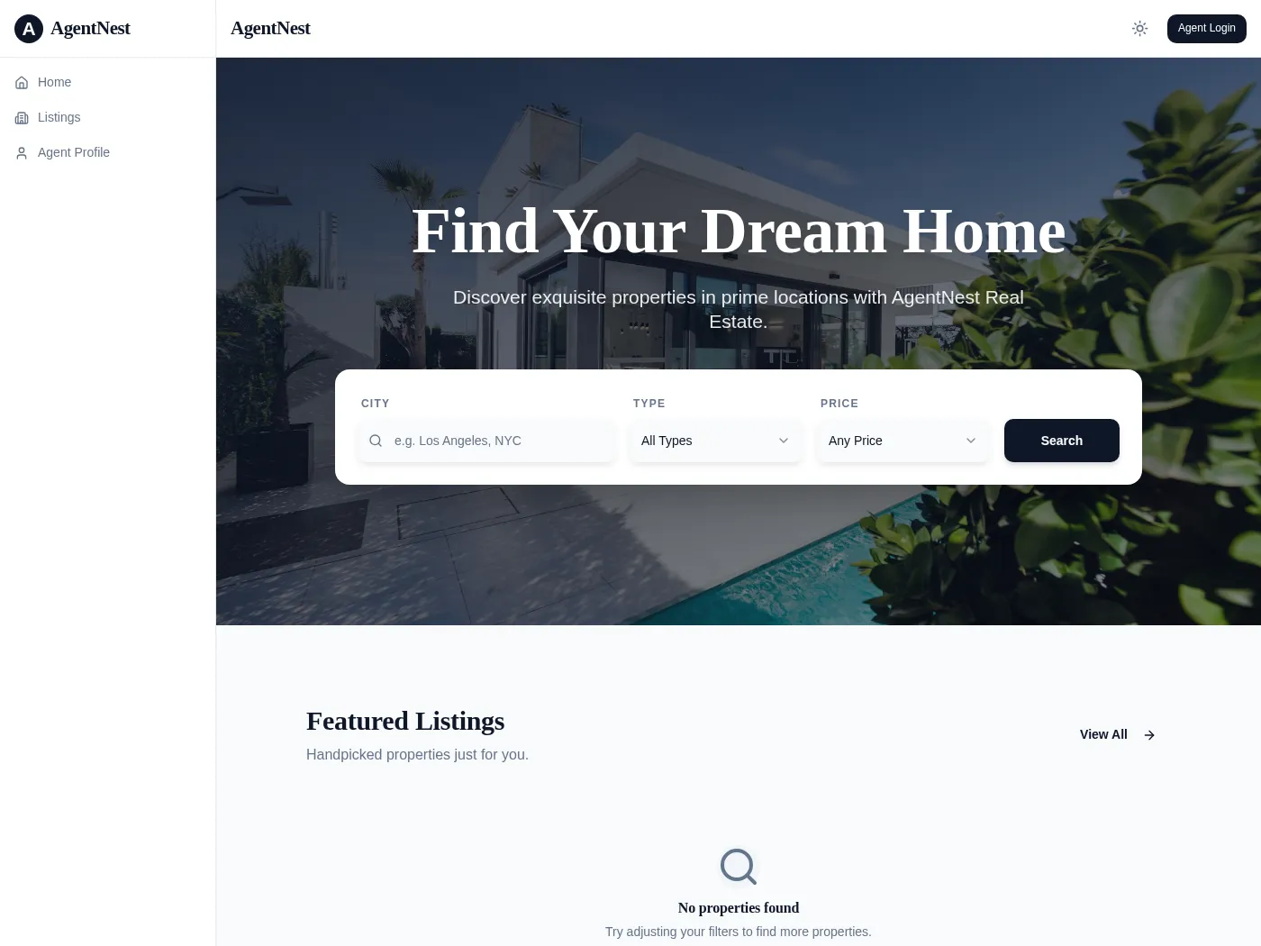 AgentNest Real Estate