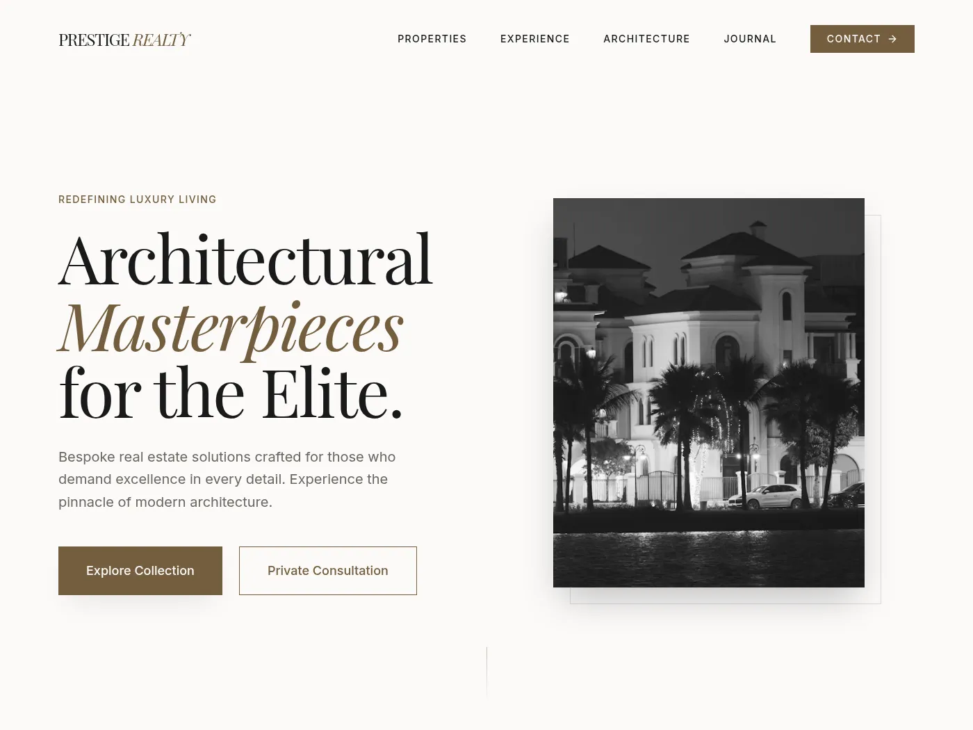 Prestige Realty Landing