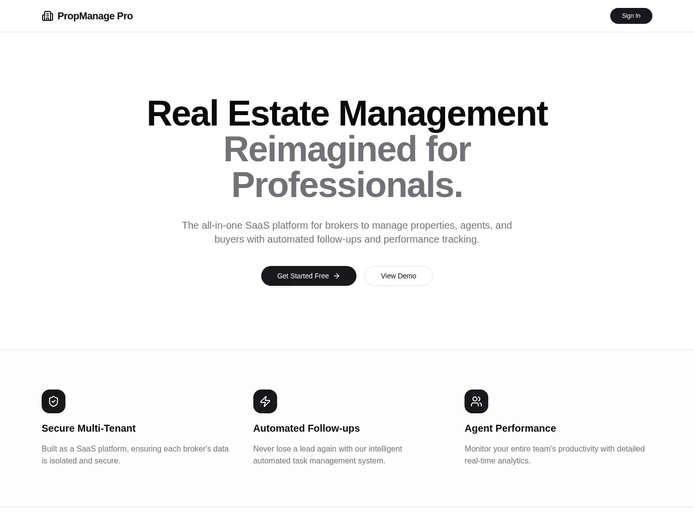 PropManage Pro