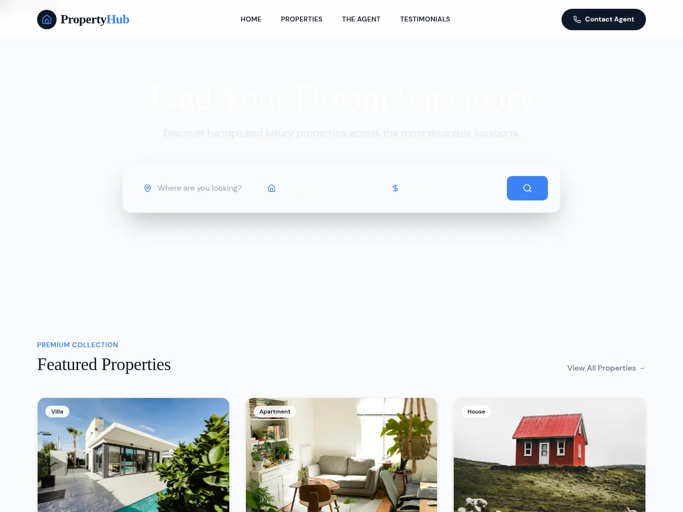 PropertyHub Agent Site