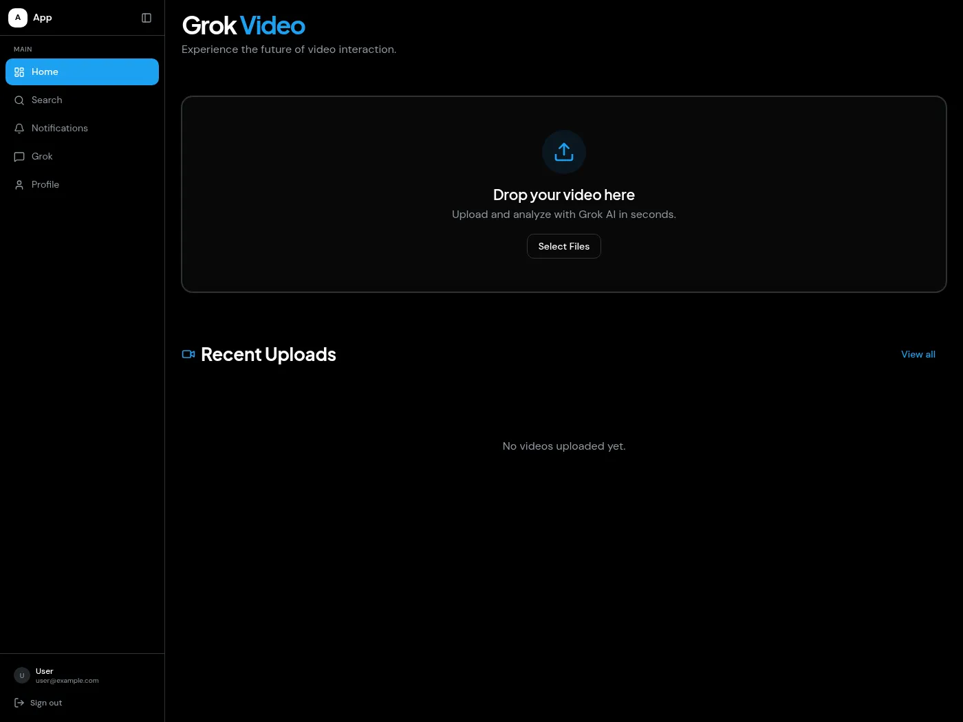 Real Grok Video Clone
