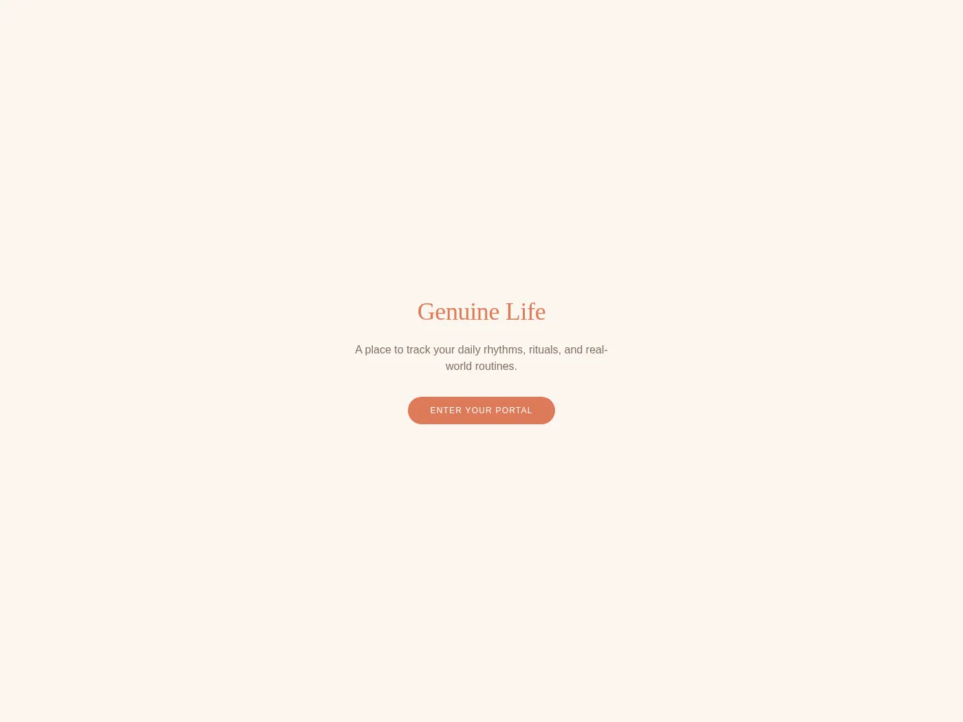 Genuine Productivity Portal