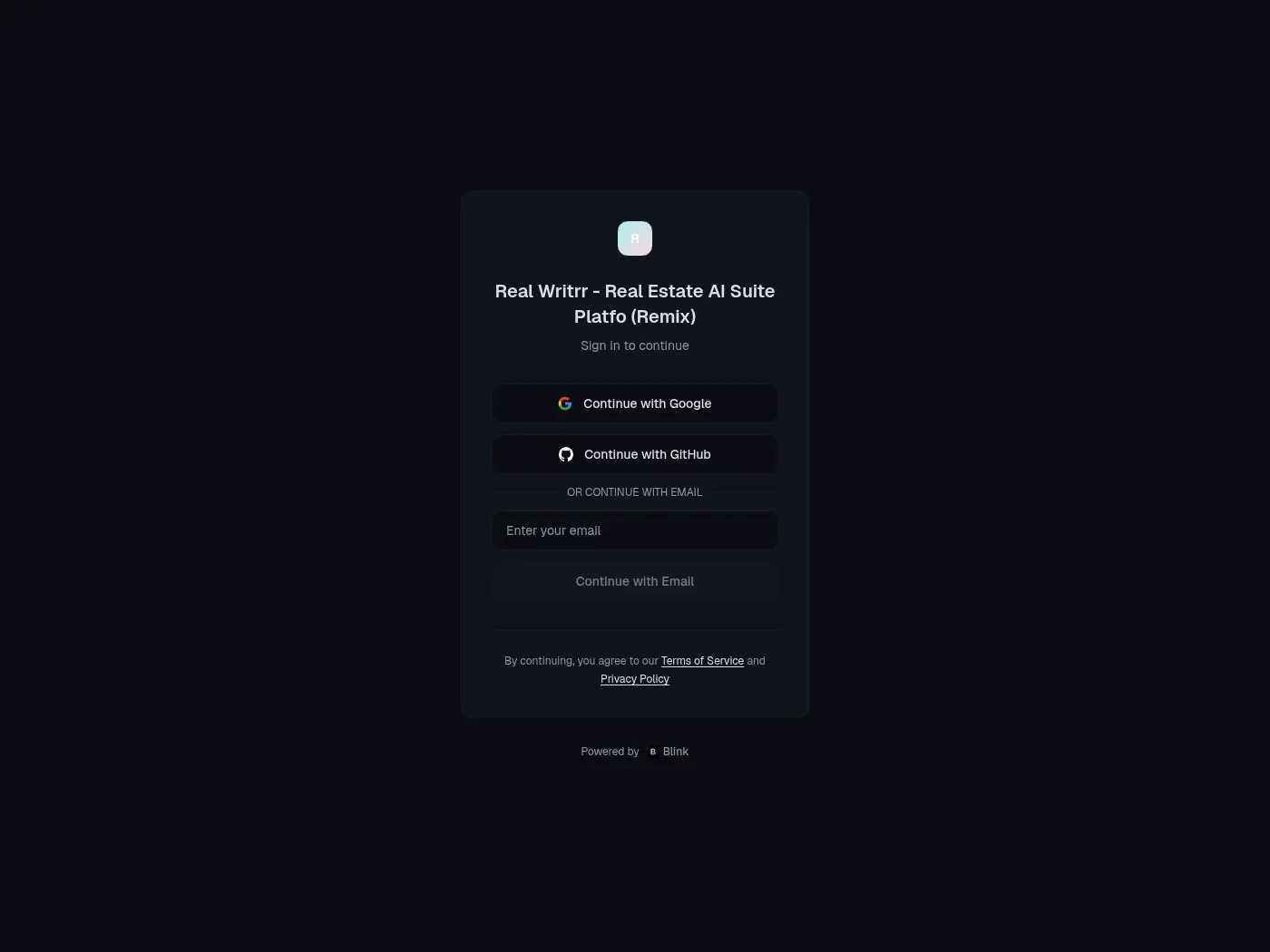 Real Writrr - Real Estate AI Suite Platfo (Remix)