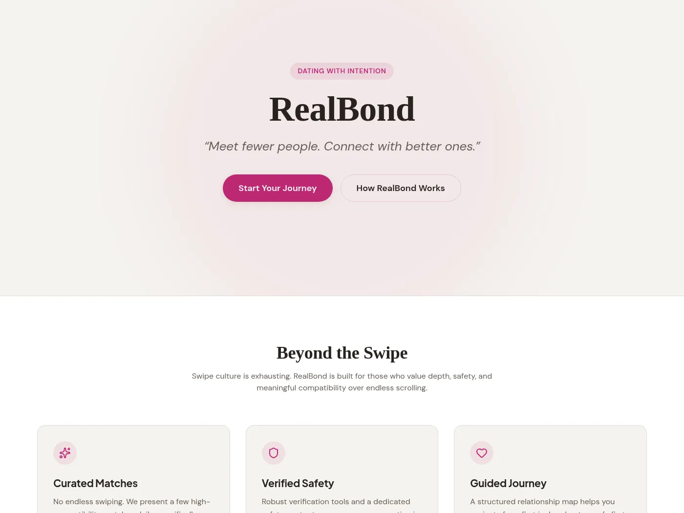 RealBond Dating Platform
