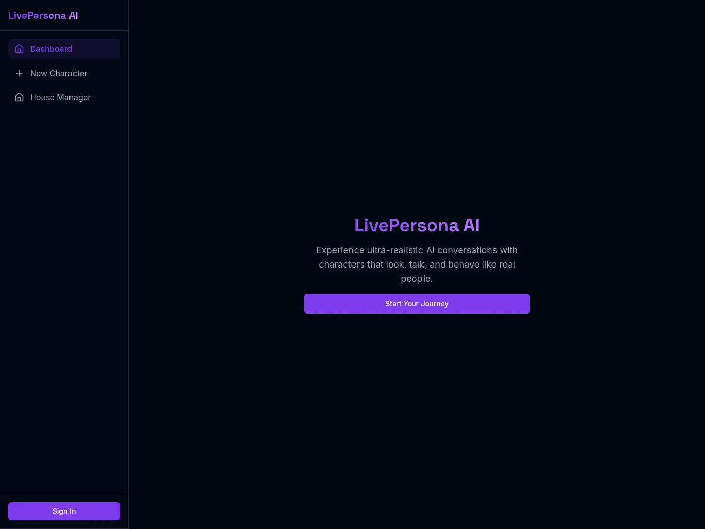 LivePersona AI Room