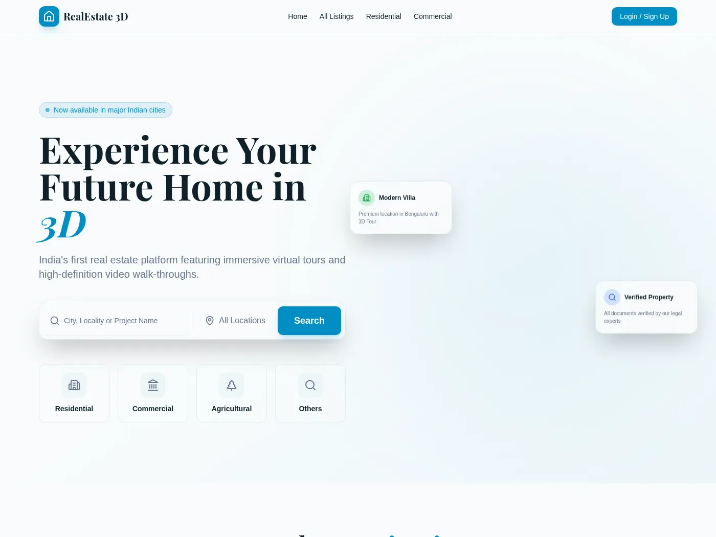 RealEstate 3D Explorer