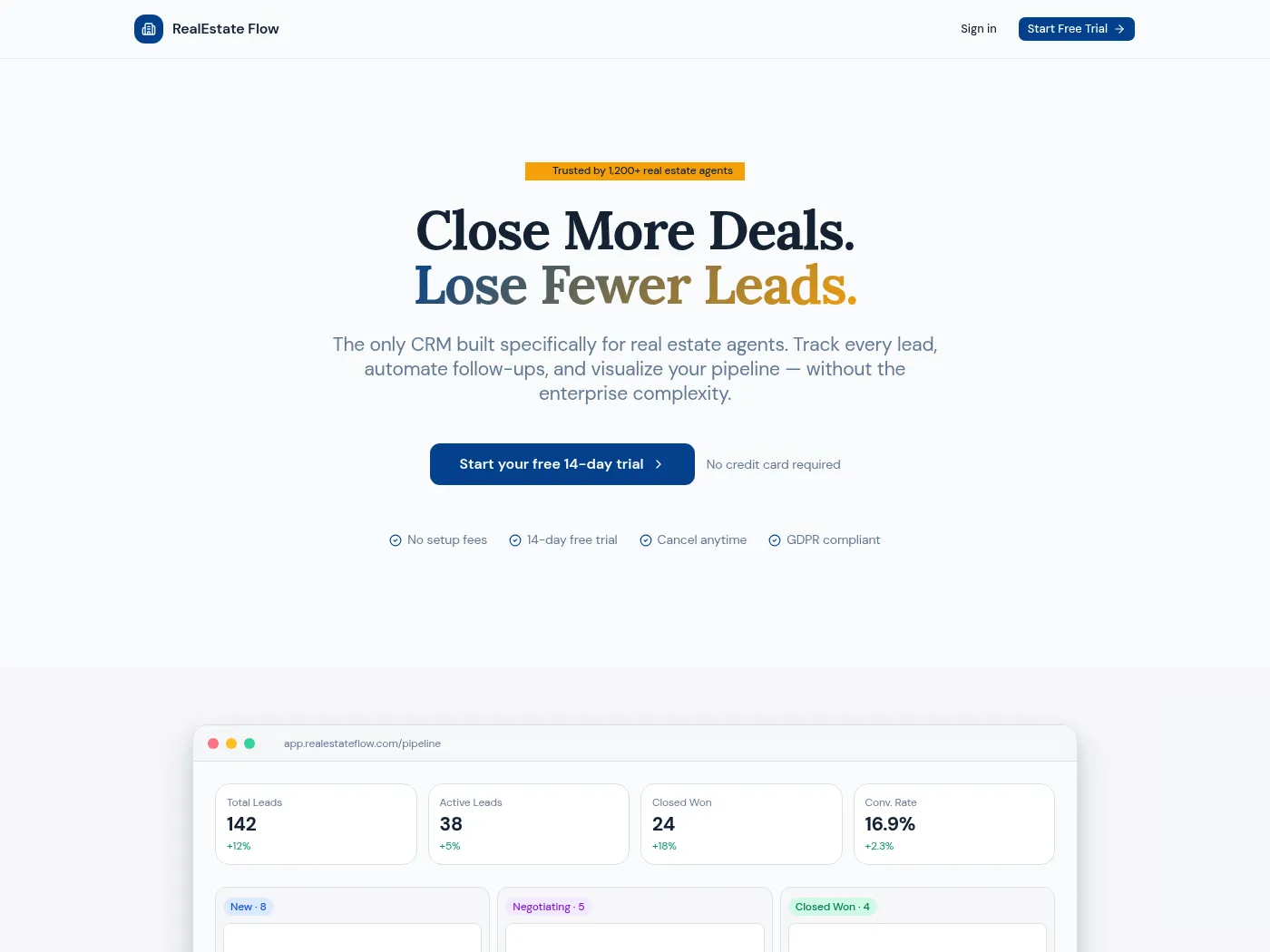 RealEstate Flow CRM
