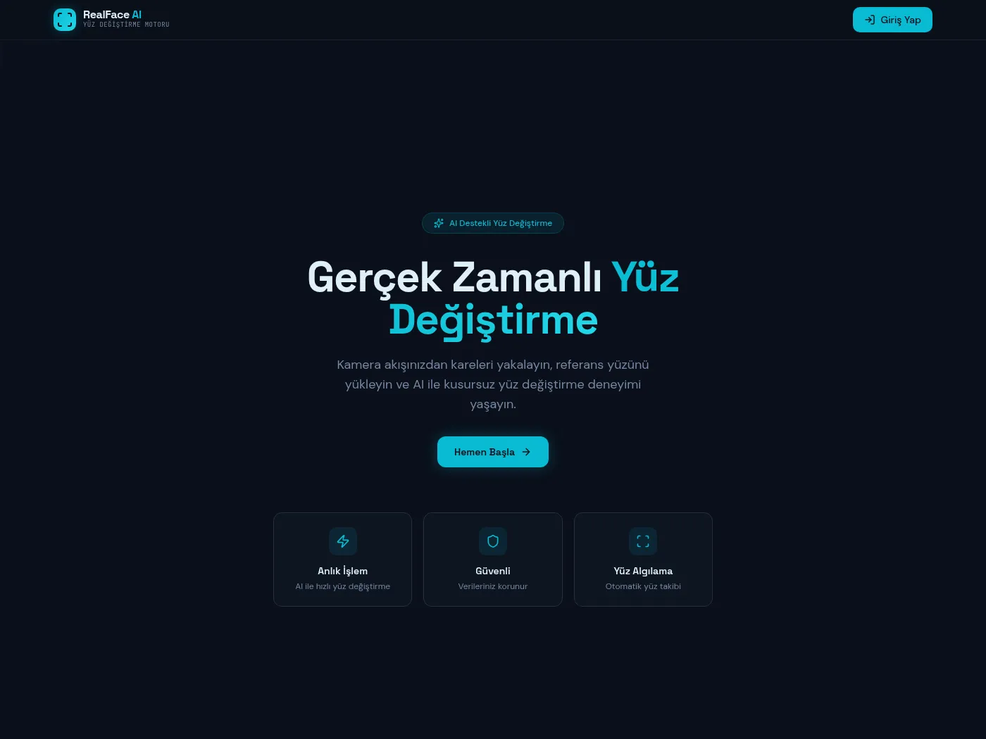RealFace Türkçe Uygulama