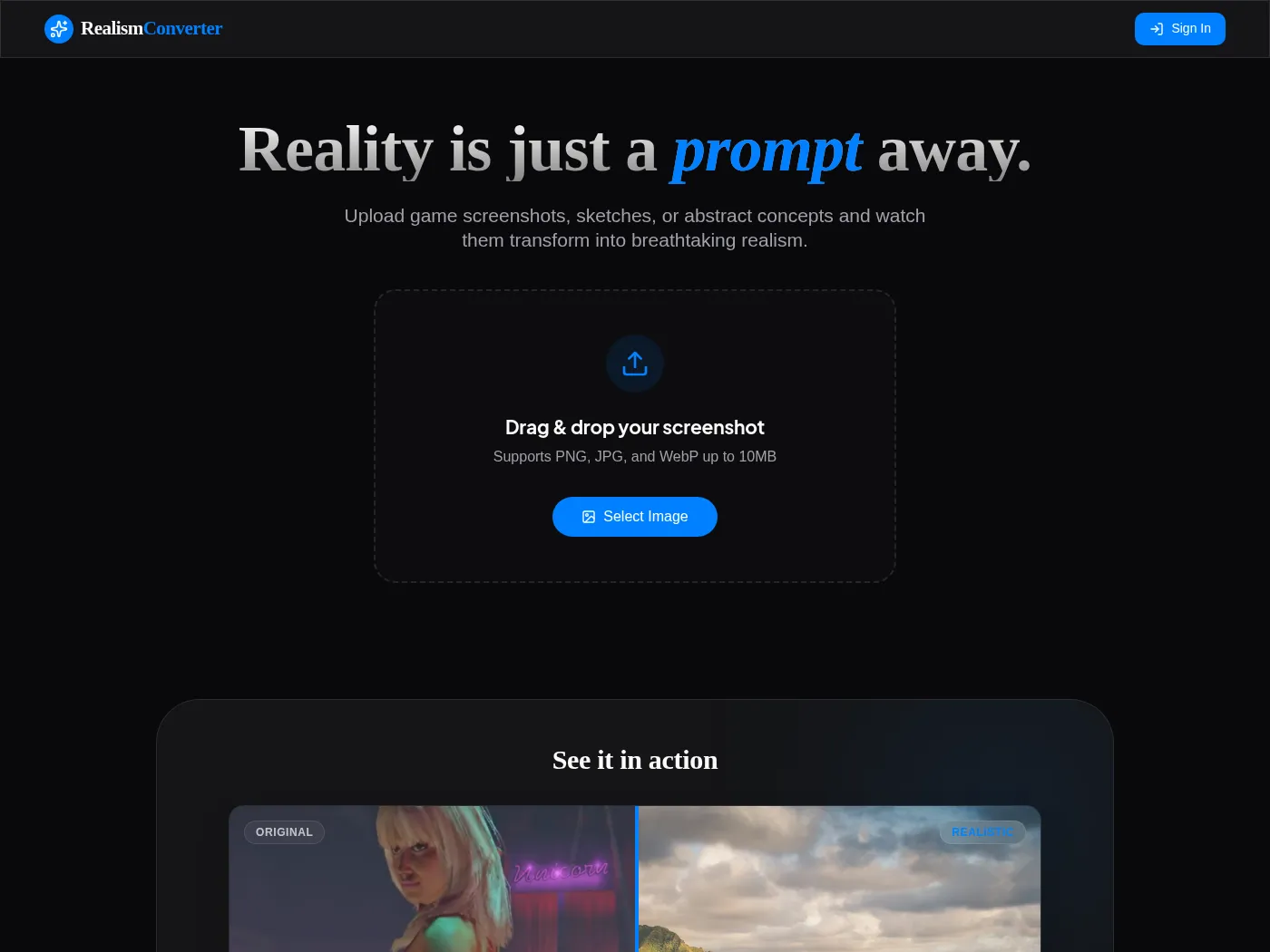 The Realism Converter