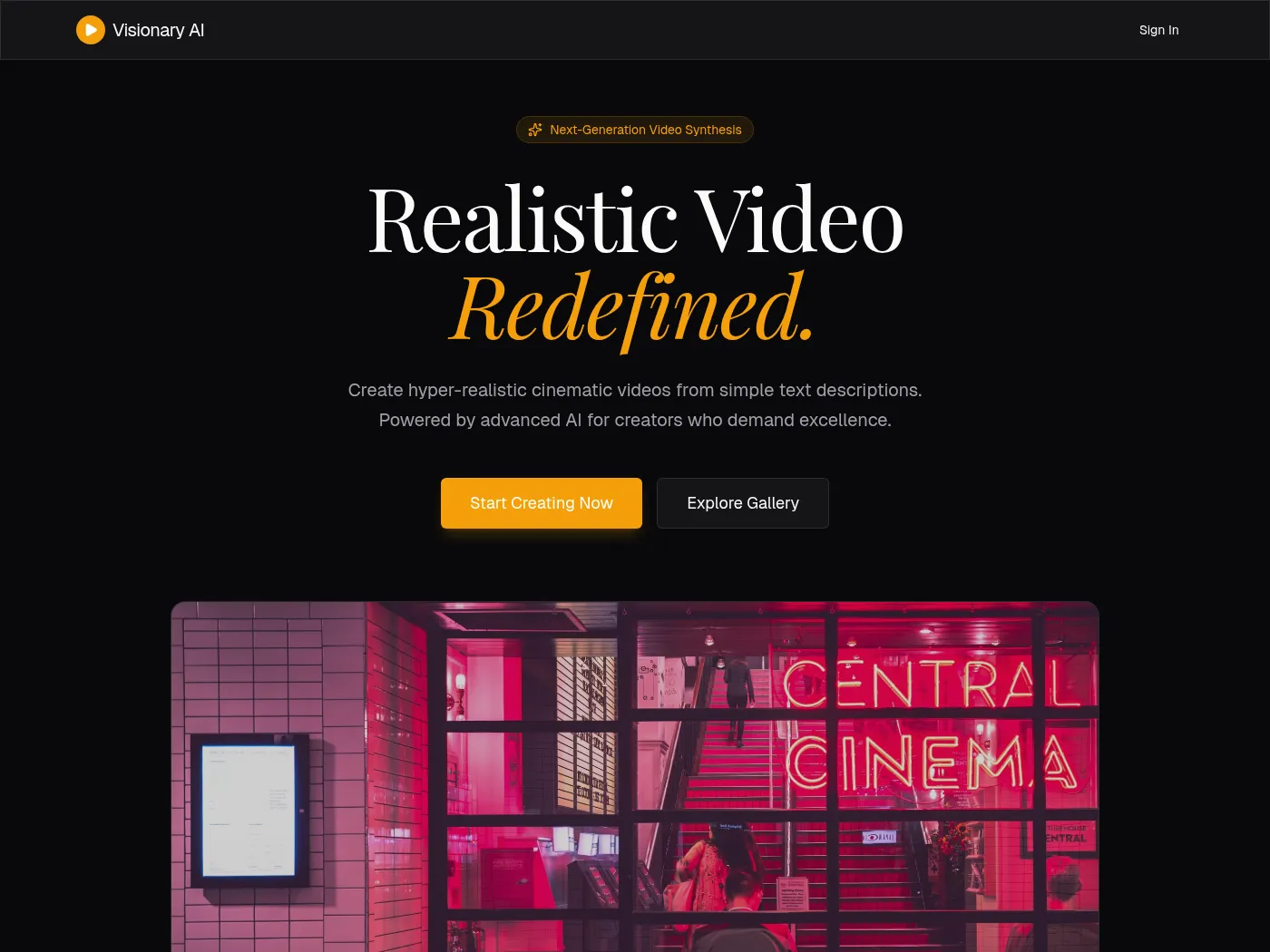 Realistic Video Generator