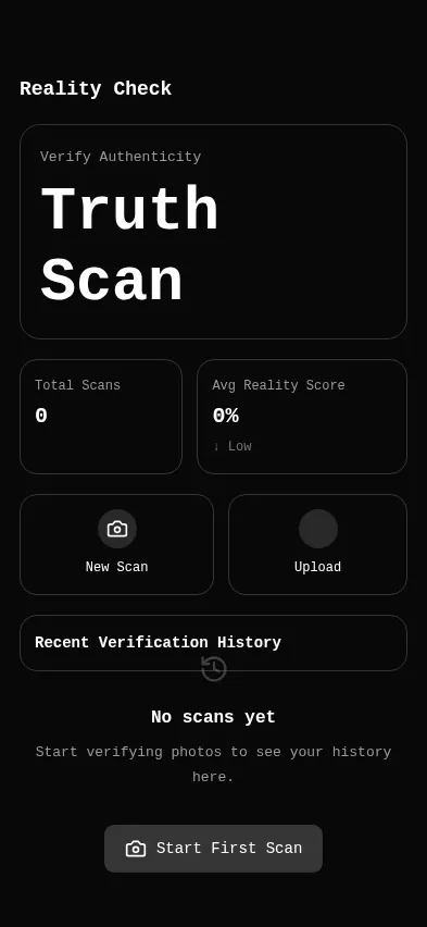 Reality Check Camera