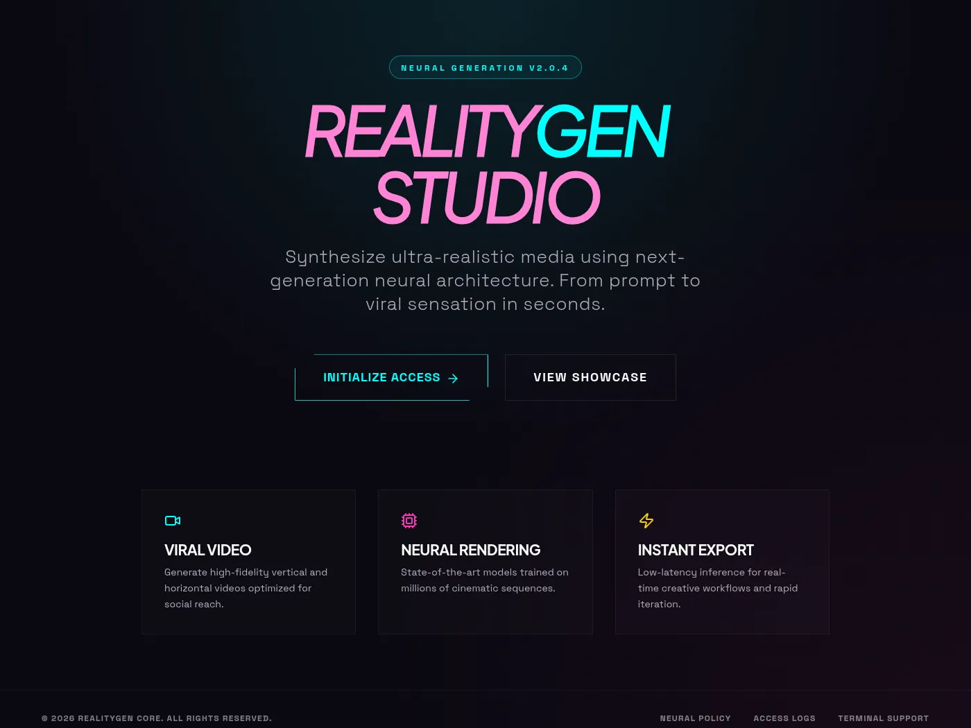 RealityGen Studio