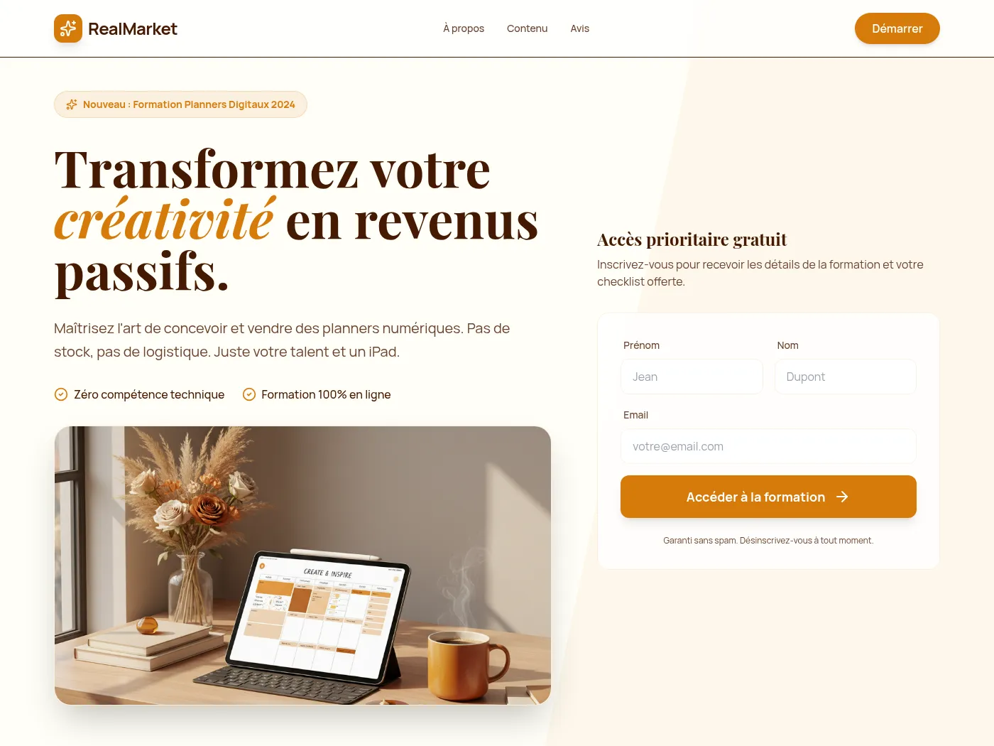 RealMarket Lead Capture