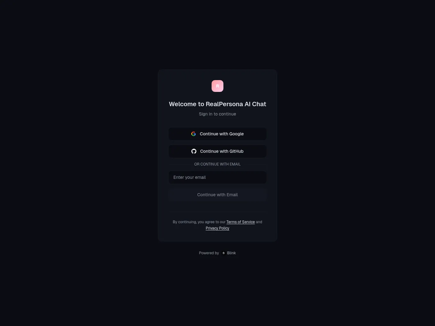 RealPersona AI Chat