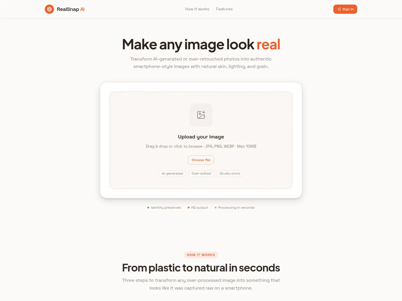 RealSnap AI Enhancer