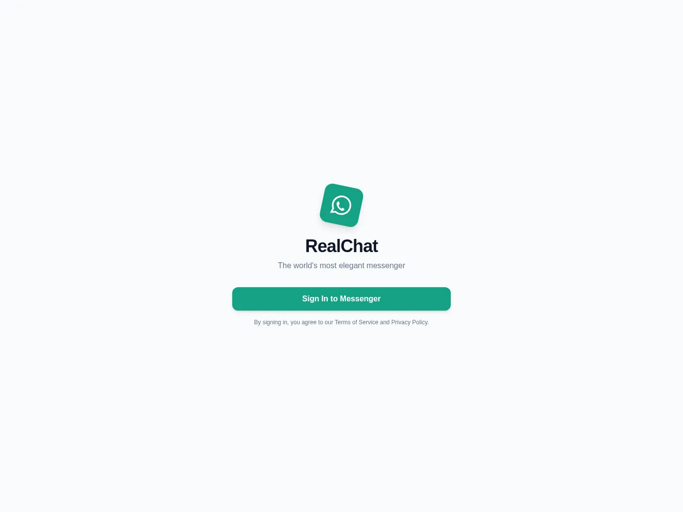 RealChat Web Messenger