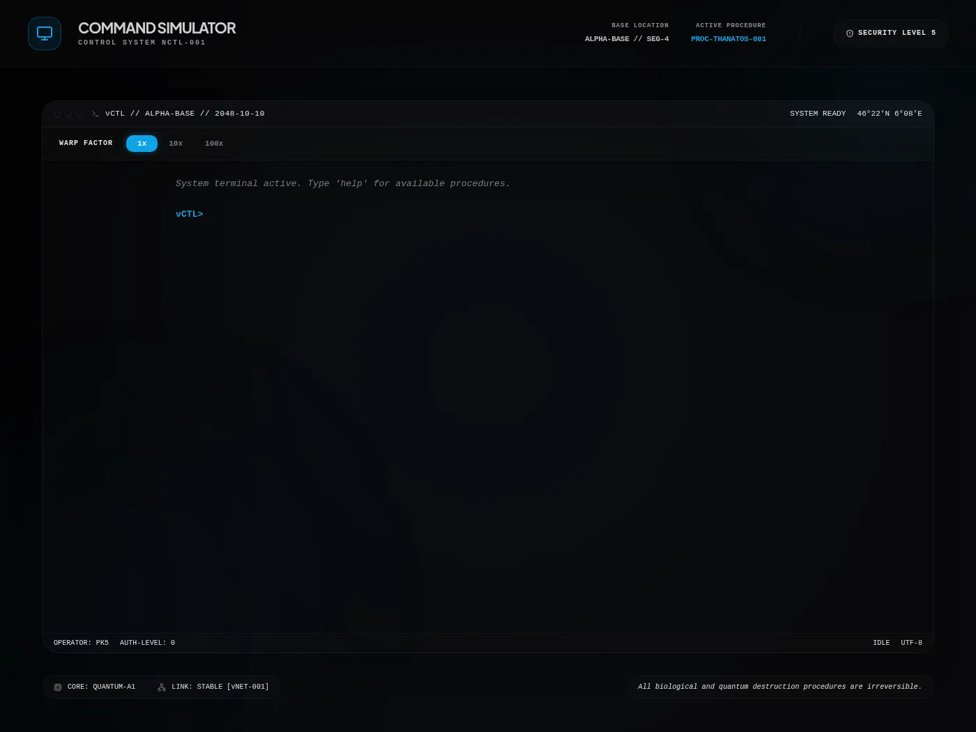 Realtime Command Simulator