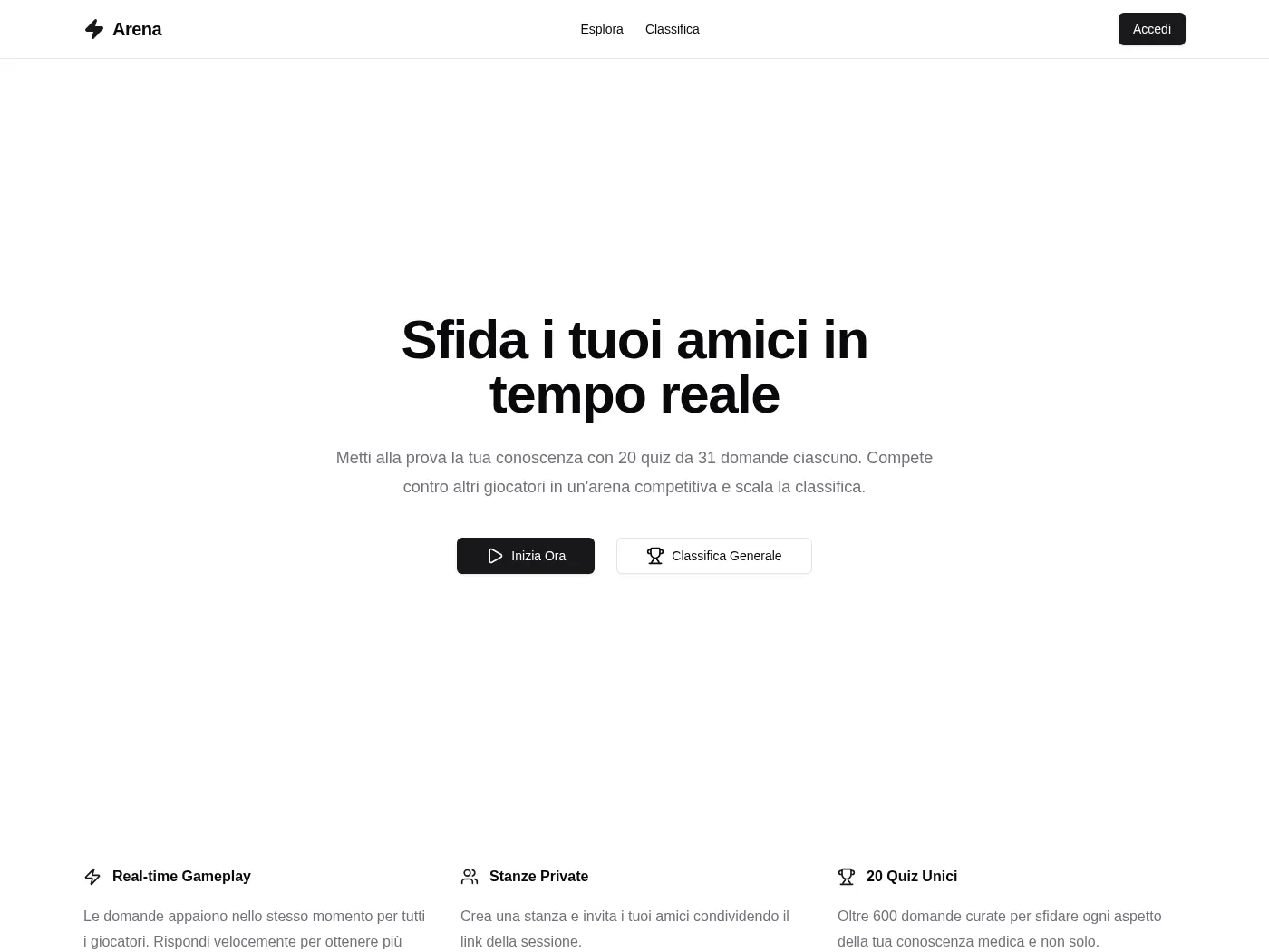 Real-Time Quiz Arena