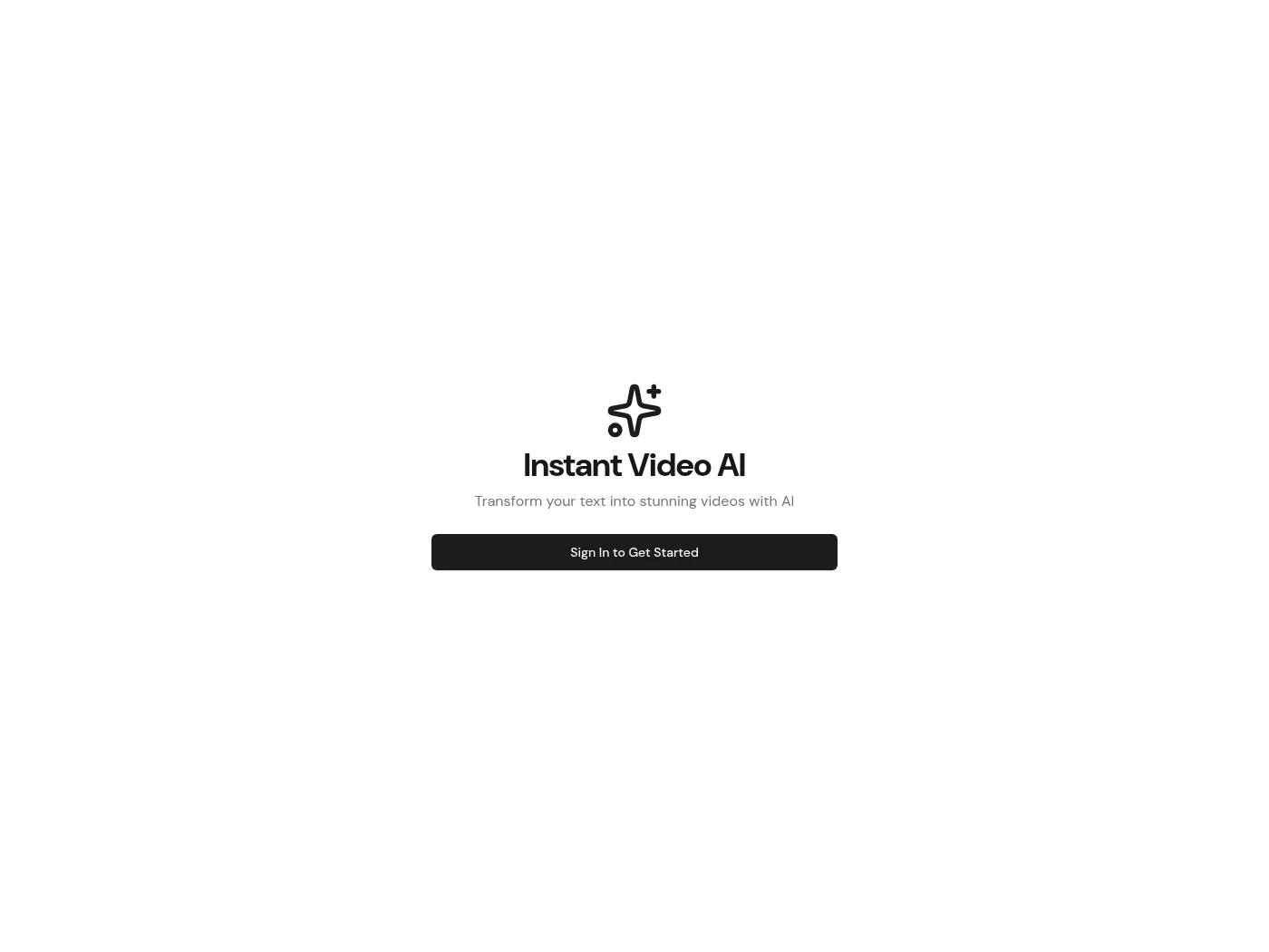 Instant Video AI Generator