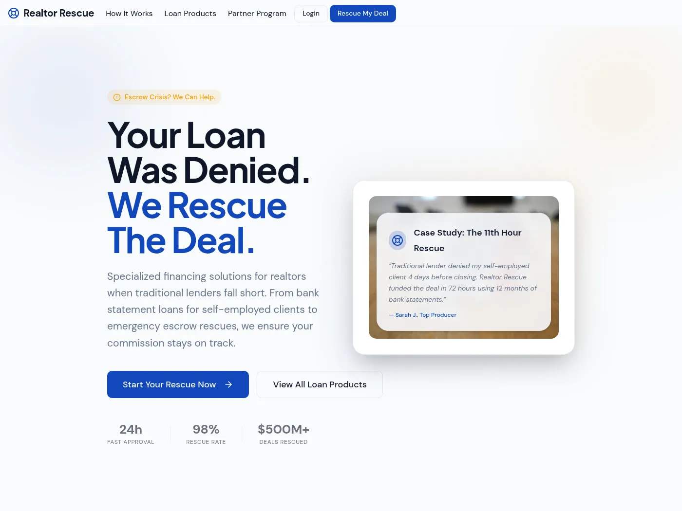 Realtor Rescue Platform