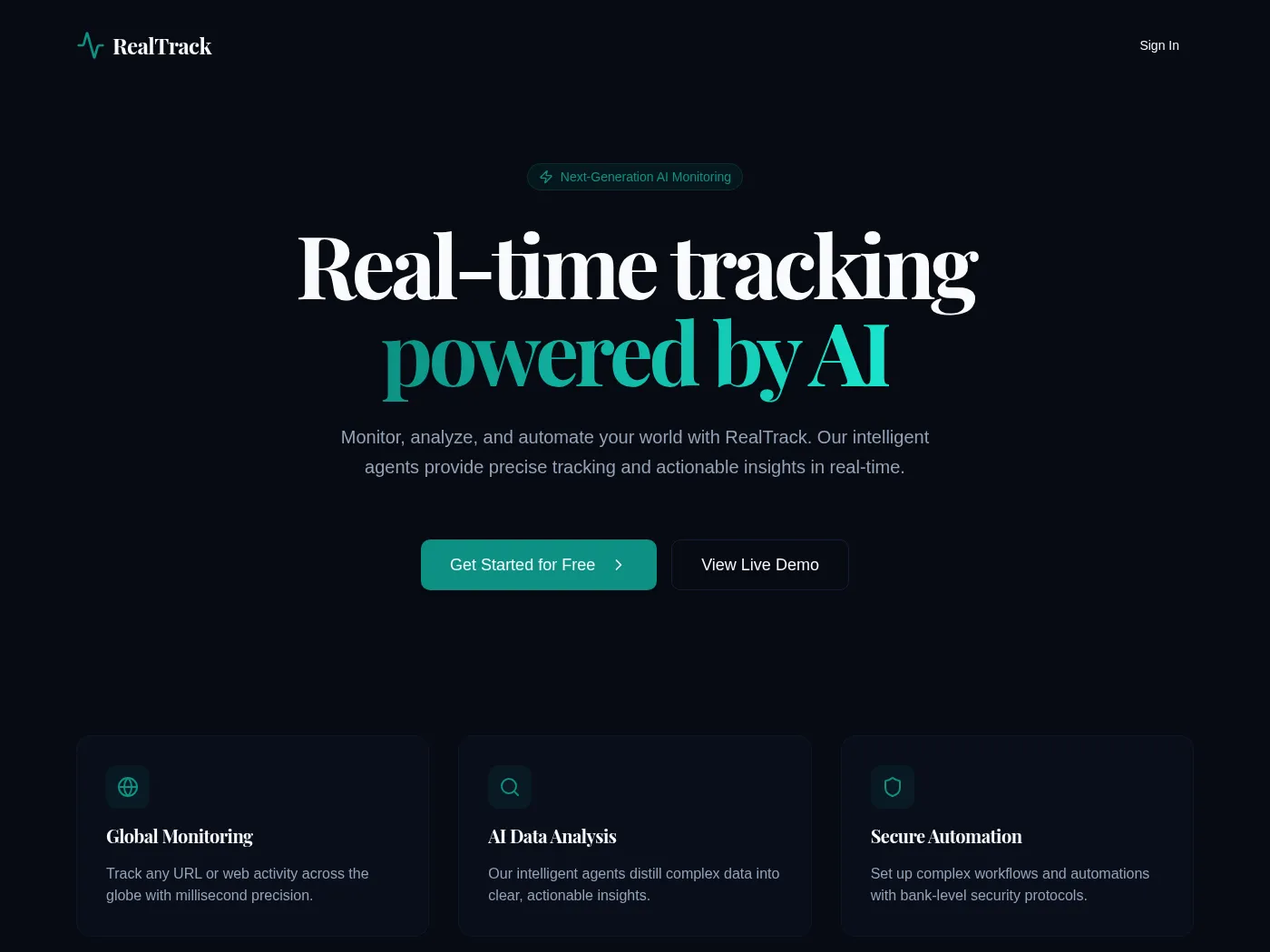 RealTrack AI Agent