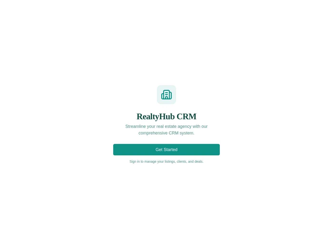 RealtyHub CRM