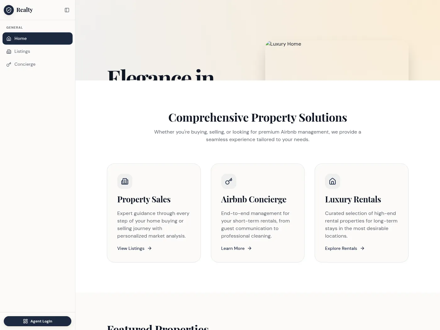 Easy Realty Dashboard