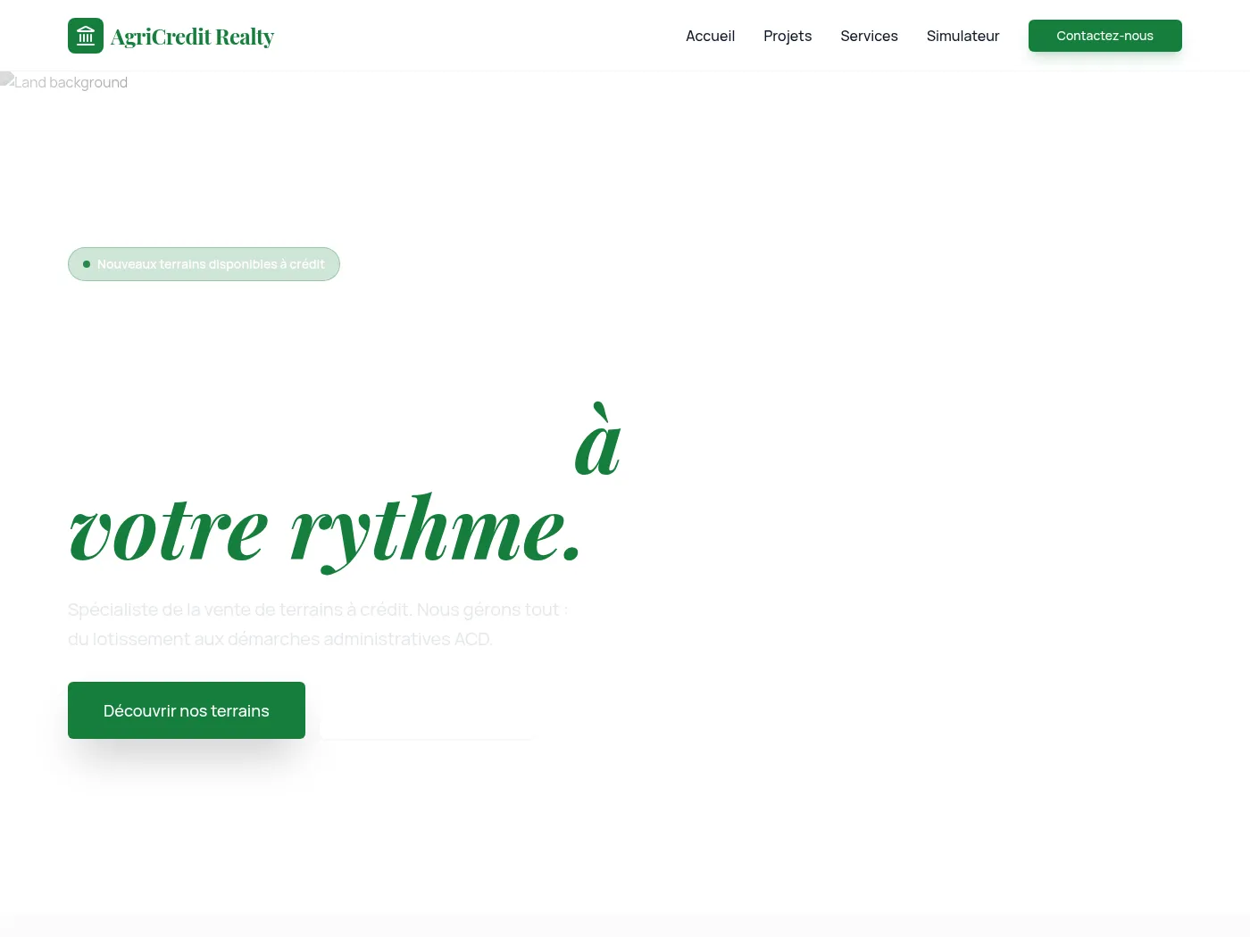 AgriCredit Realty Site