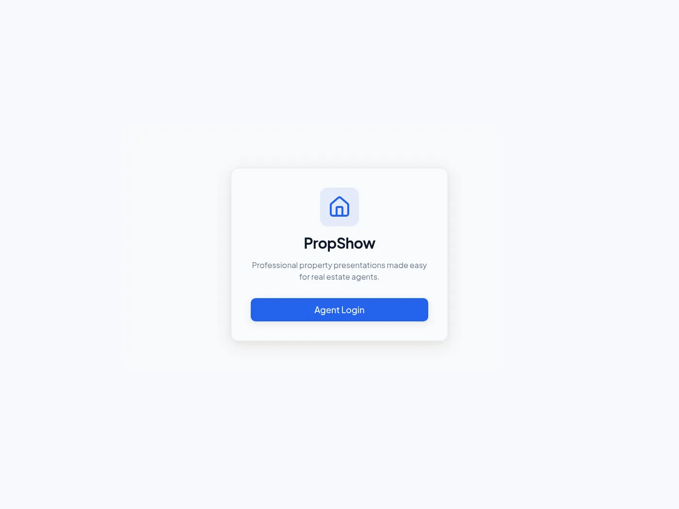 PropShow Dashboard