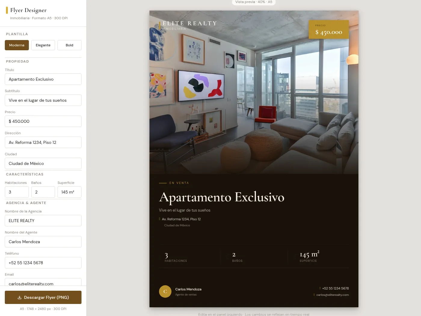 Modern Realty Flyer Designer