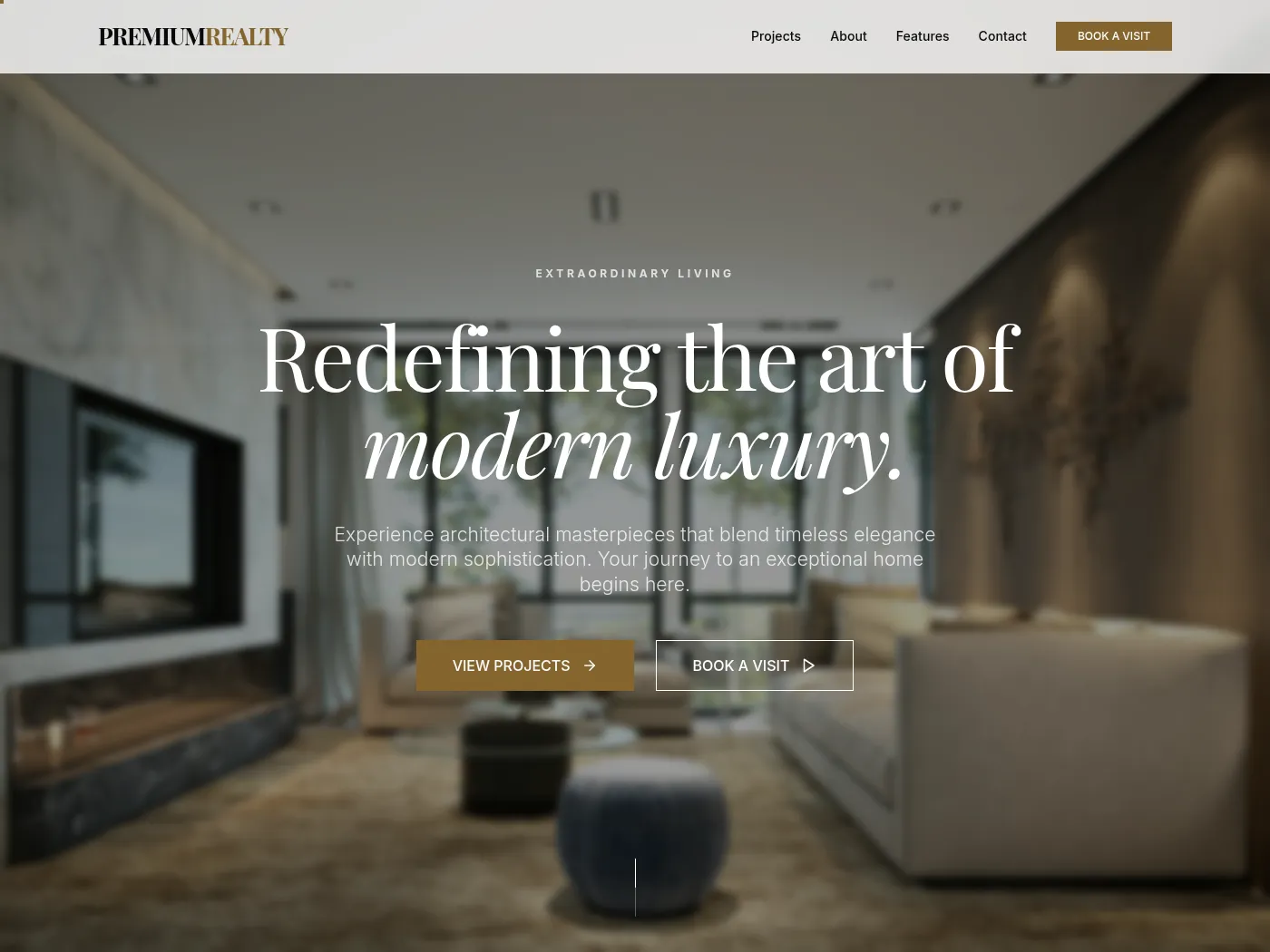 Premium Realty Homepage
