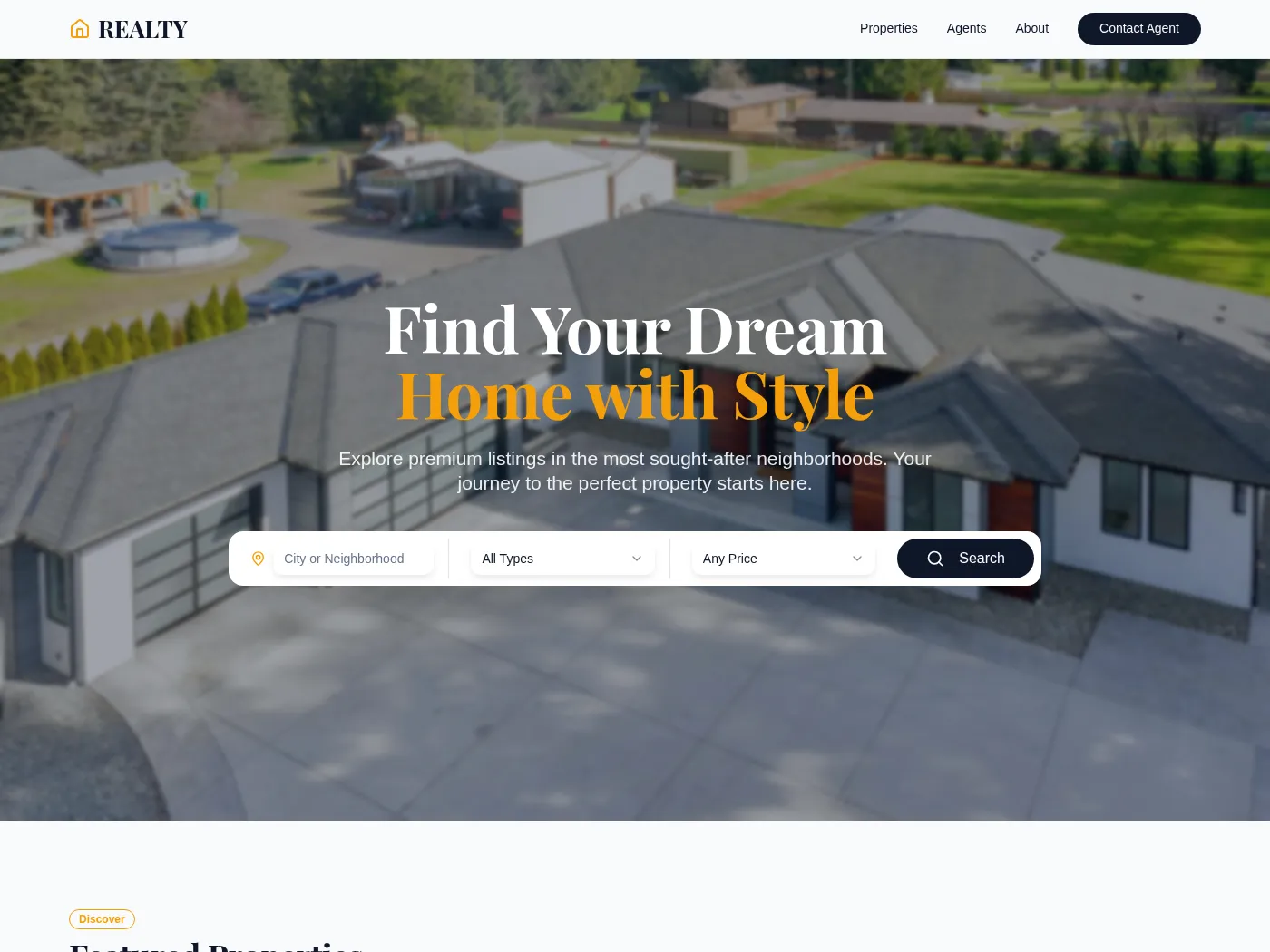 Realty Agent Portal
