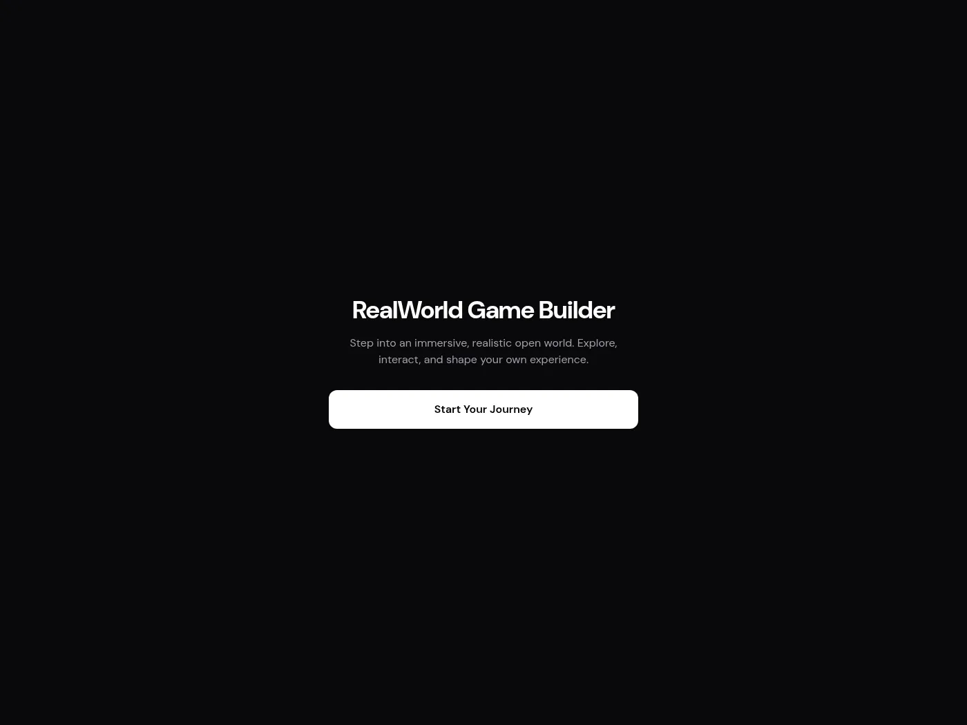 RealWorld Game Builder