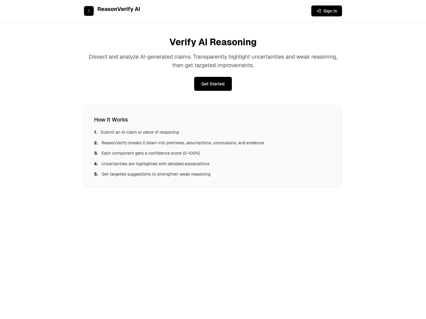 ReasonVerify AI