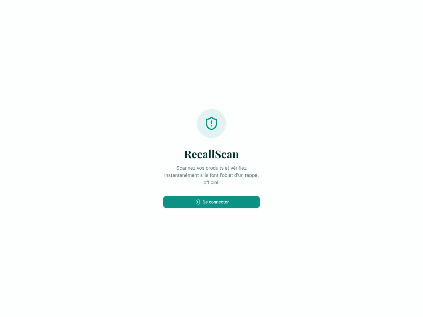 RecallScan App