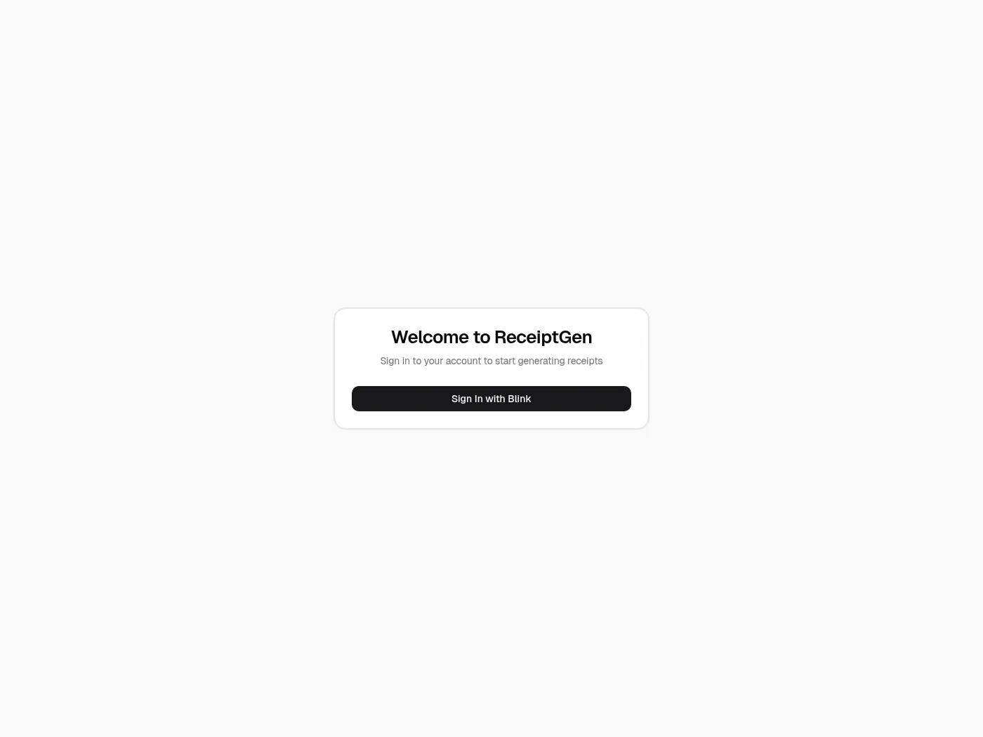 Receipt History Generator