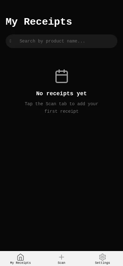 Receipt Keeper Mobile
