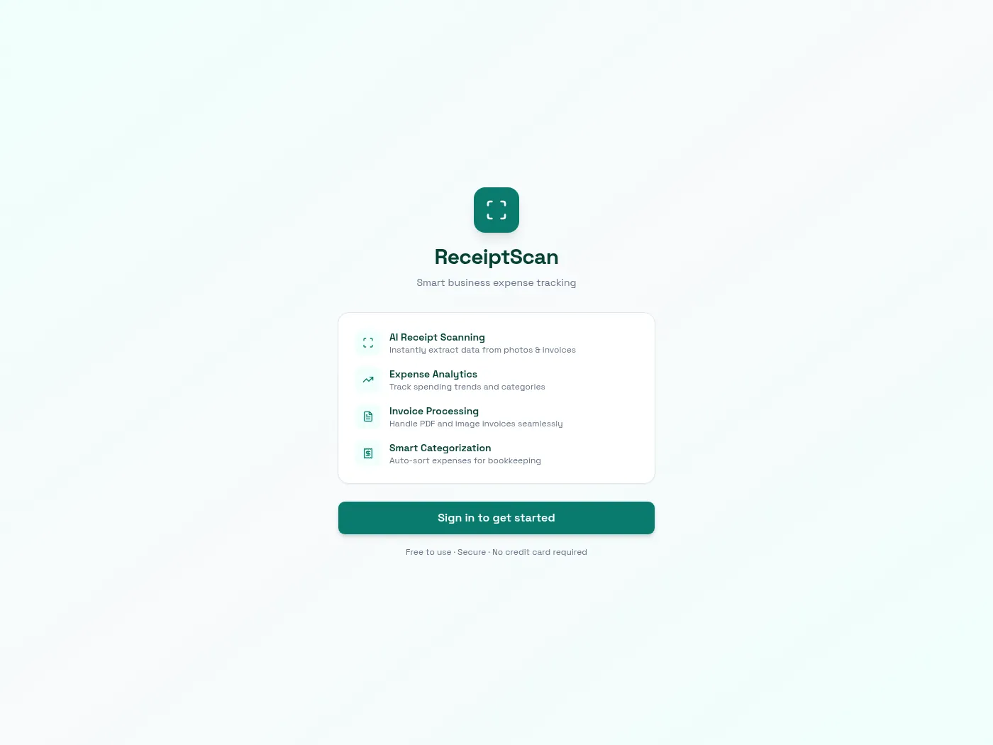 Smart Receipt Scanner