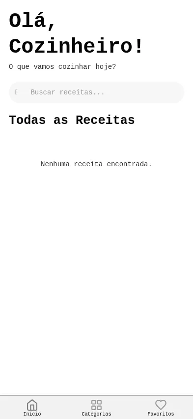 Receitas em Casa