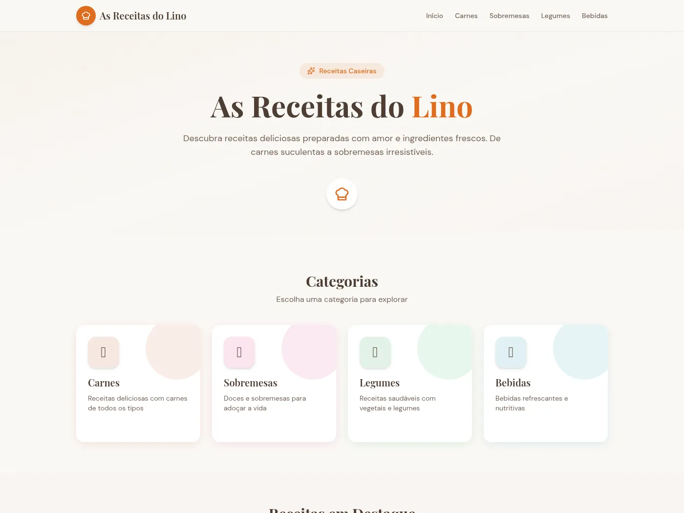 As Receitas do Lino