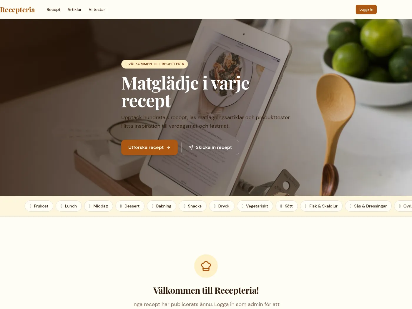Recepteria Modern Recipes