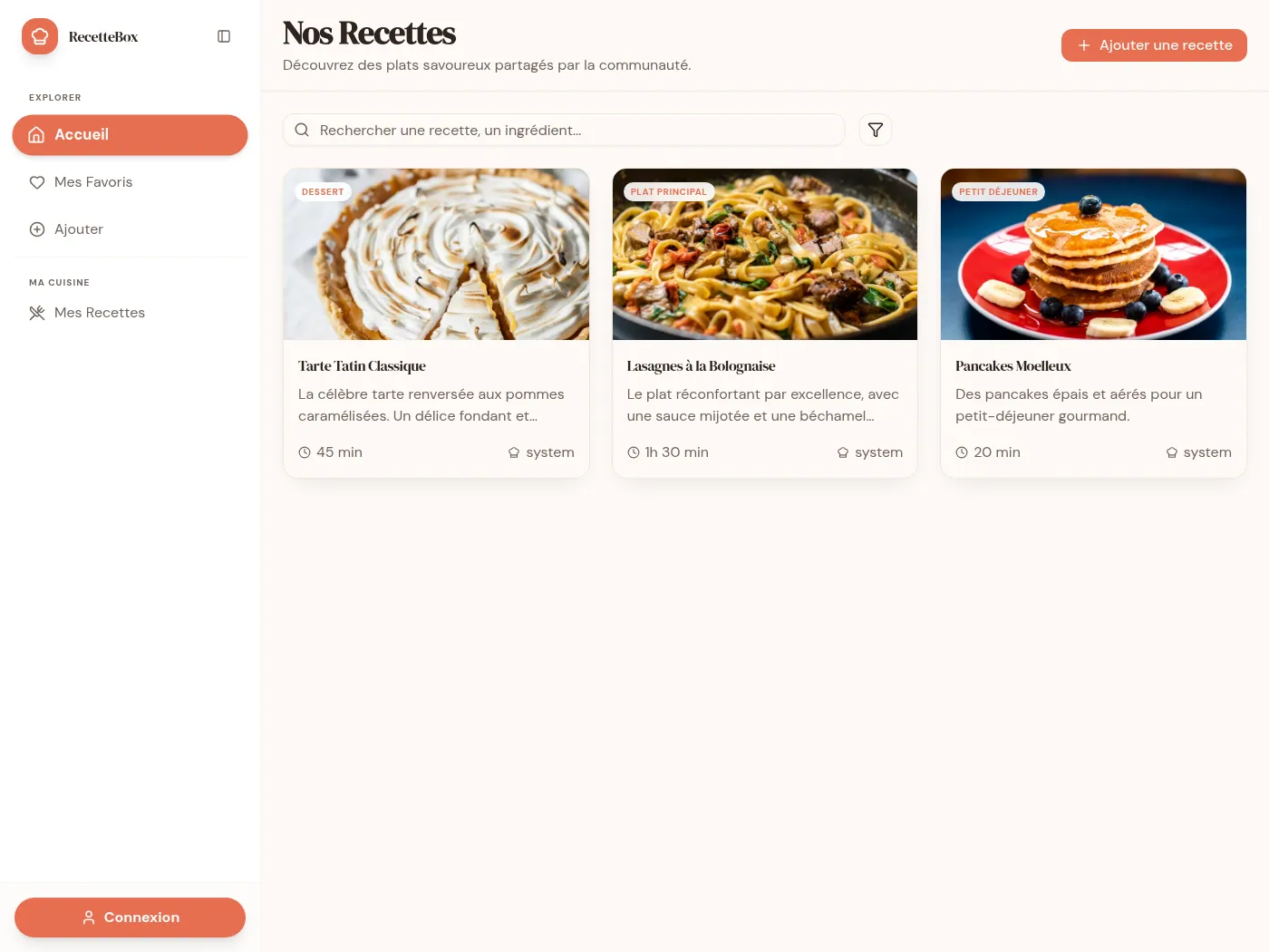 RecetteBox