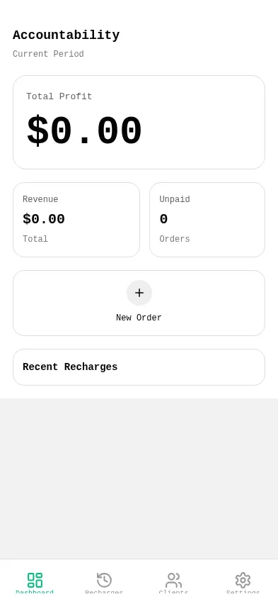 Recharge Tracker Pro