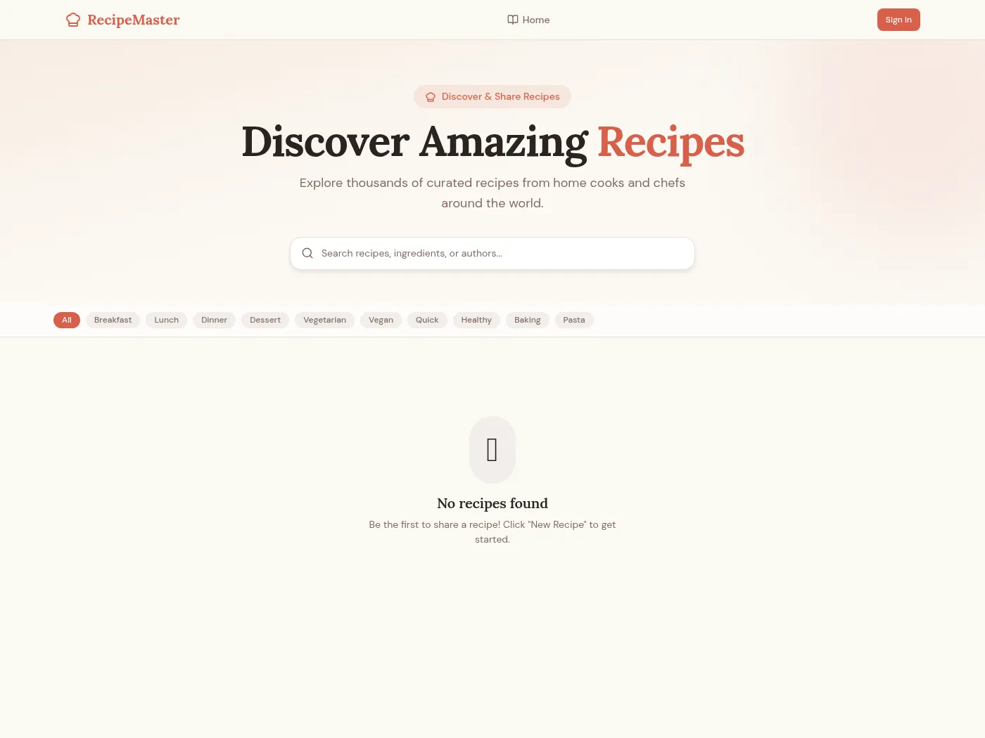 RecipeMaster Blog