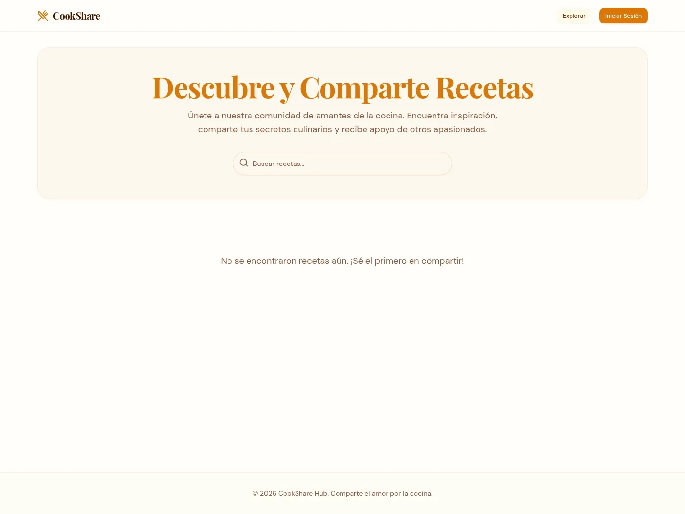 CookShare Hub